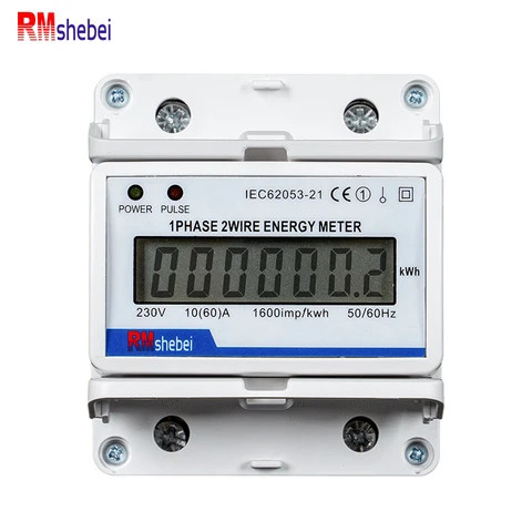 Buy Rmshebei Single-phase 4p Liquid Crystal Electric Meter ...