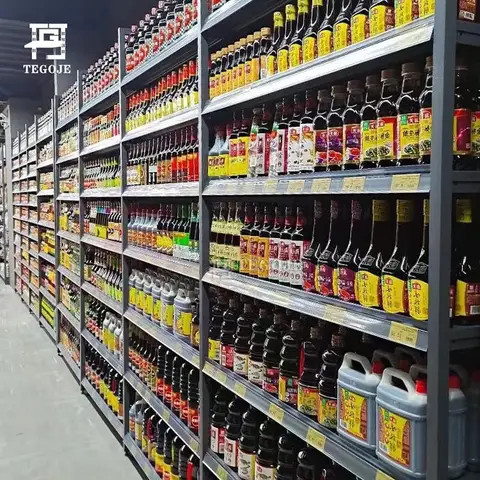 Buy Supermarket Design Layout Modern Gondola Rack Supermarket Equipment ...