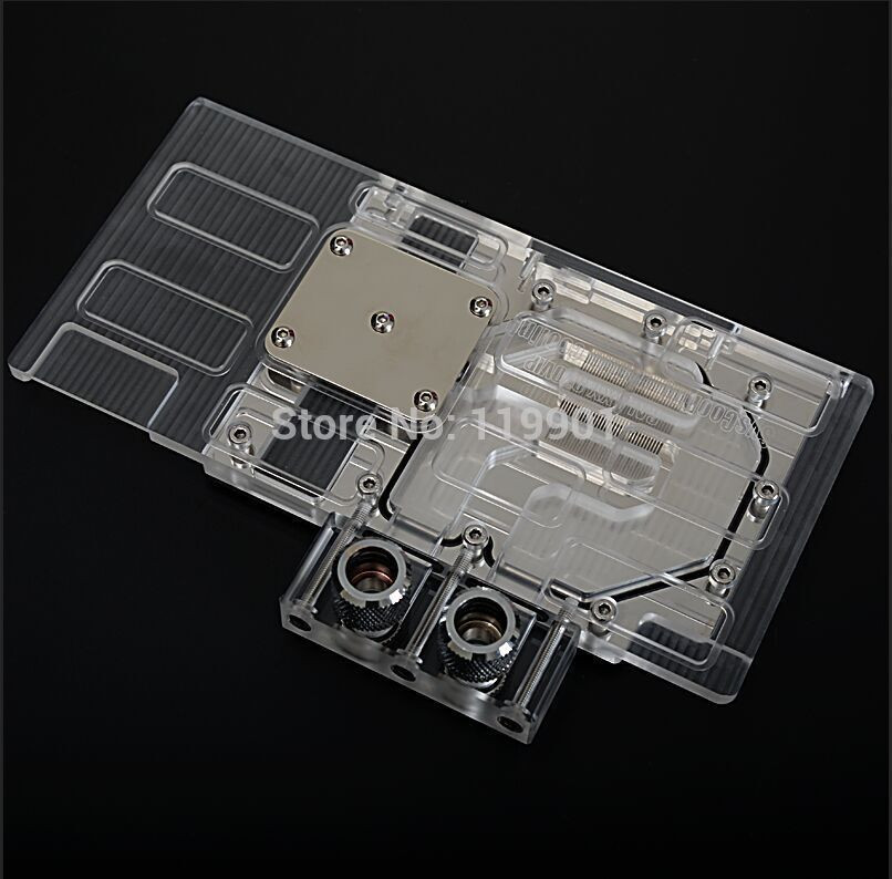 Buy Syscooling Transparent Acrylic Full Coverage Water Block Clear ...