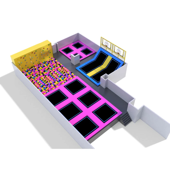 Buy The Newest Rectangle Trampoline Mat Pink Tent 40 Ft Quality ...