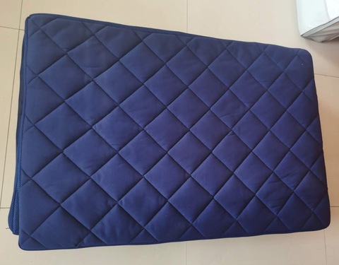 Buy Tri-fold High Polymer Mattress With Quilted 3d Mesh Fabric Cover ...