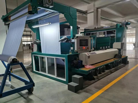 Buy Woven Cotton Fabrics Fully Automatic Plc Control Horizontal Type ...