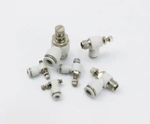 Buy Yadeke Pneumatic Throttle Valve Sl8-02 Cylinder Speed Regulation Threaded Joint Pneumatic ...