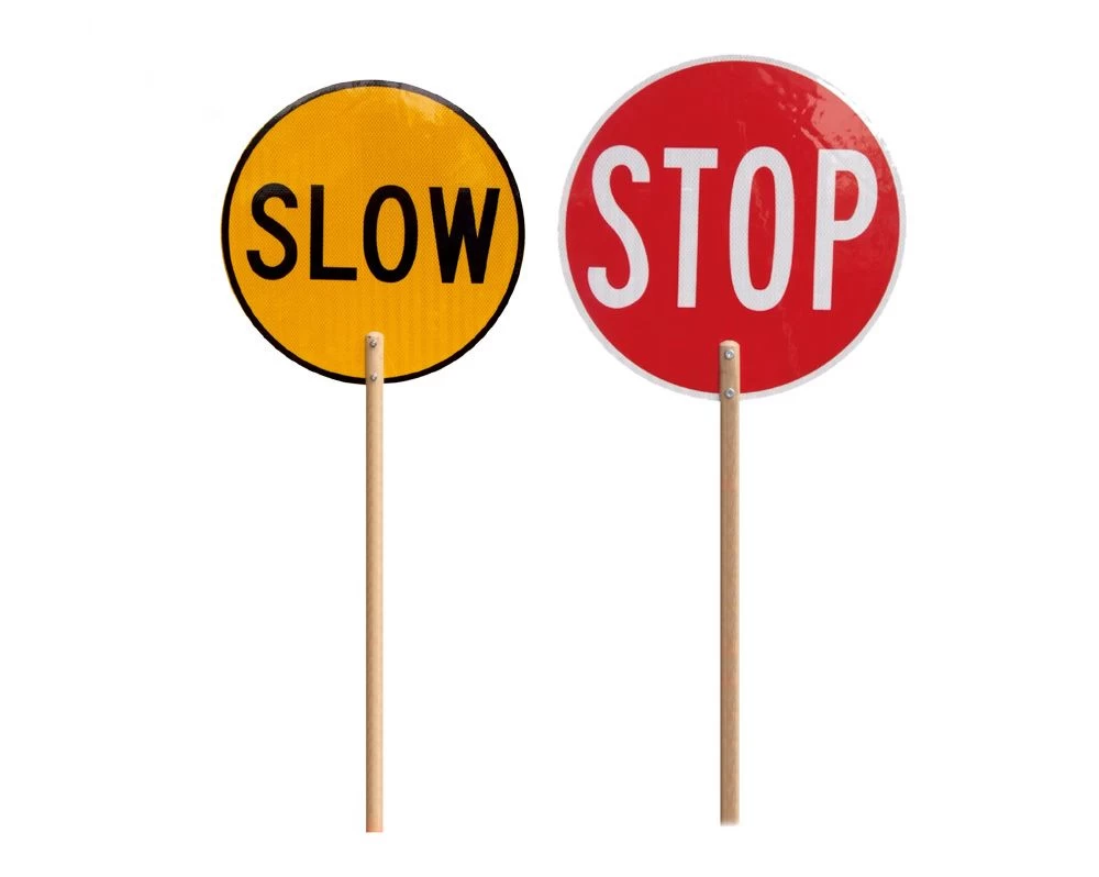 Buy Traffic Control Stop Slow Sign from Cixi Shuangwei Road Facilities ...