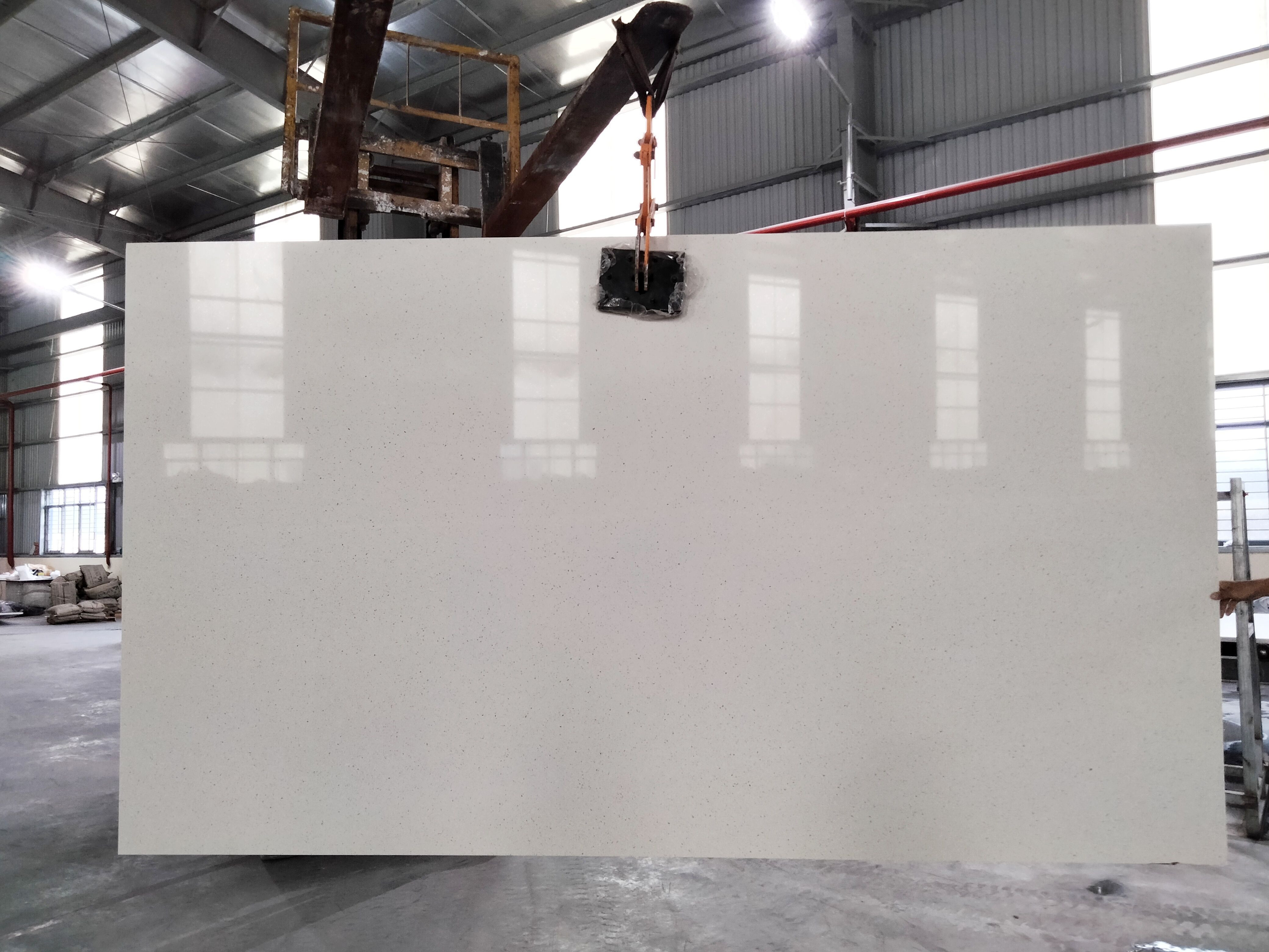 Buy Lux Quartz White Quartz Slab Medium Grain Lq-301 from Lux Quartz ...