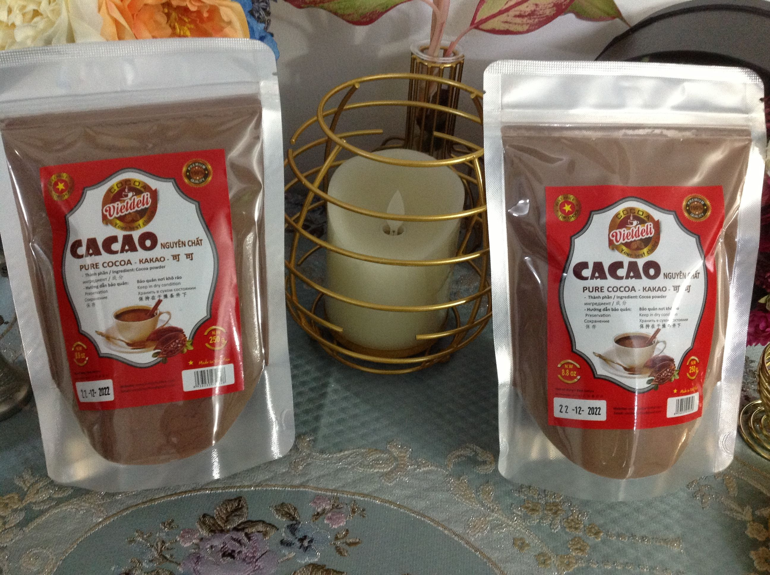 Buy Pure Cocoa Powder - Bag 250g - Vietdeli from VIET DELI COFFEE CO ...