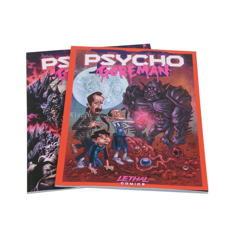 Buy Professional Custom Softcover Comic Book Full Color Art Paper ...