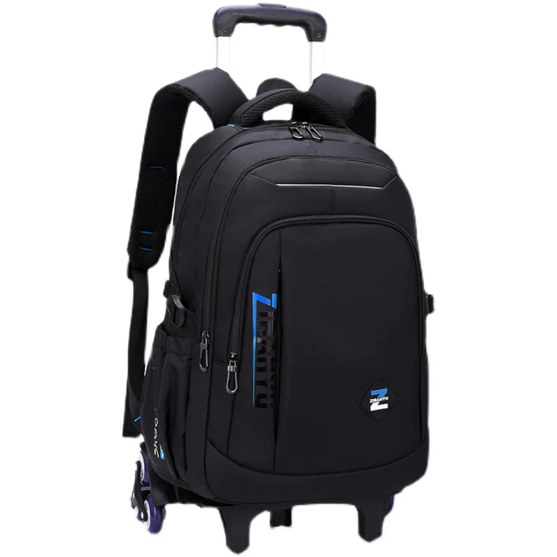 Buy Rolling School Backpack With Wheeled Multi-function High Trolley ...