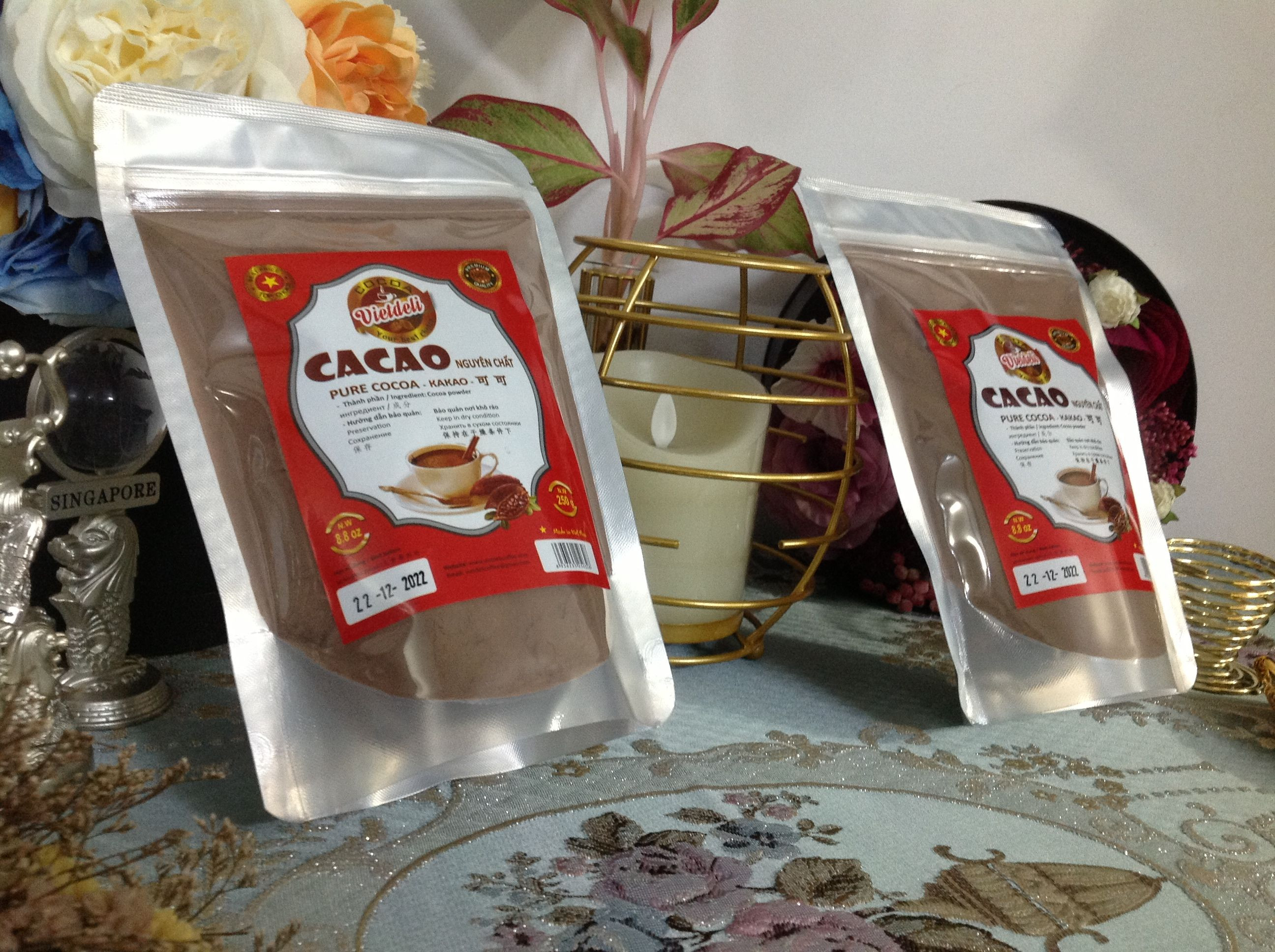 Buy Pure Cocoa Powder - Bag 250g - Vietdeli from VIET DELI COFFEE CO ...