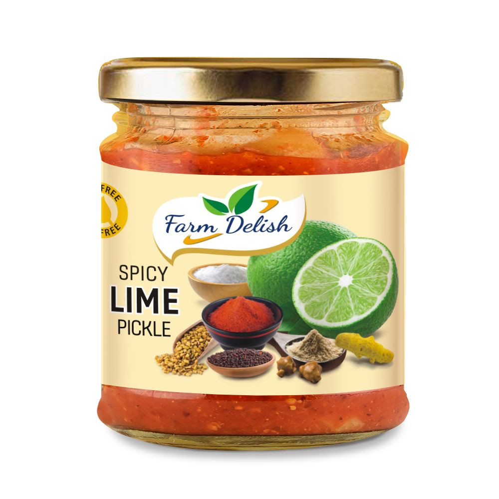 Buy Farm Delish Probiotic Spicy Lime Pickle from Trothway Consulting ...