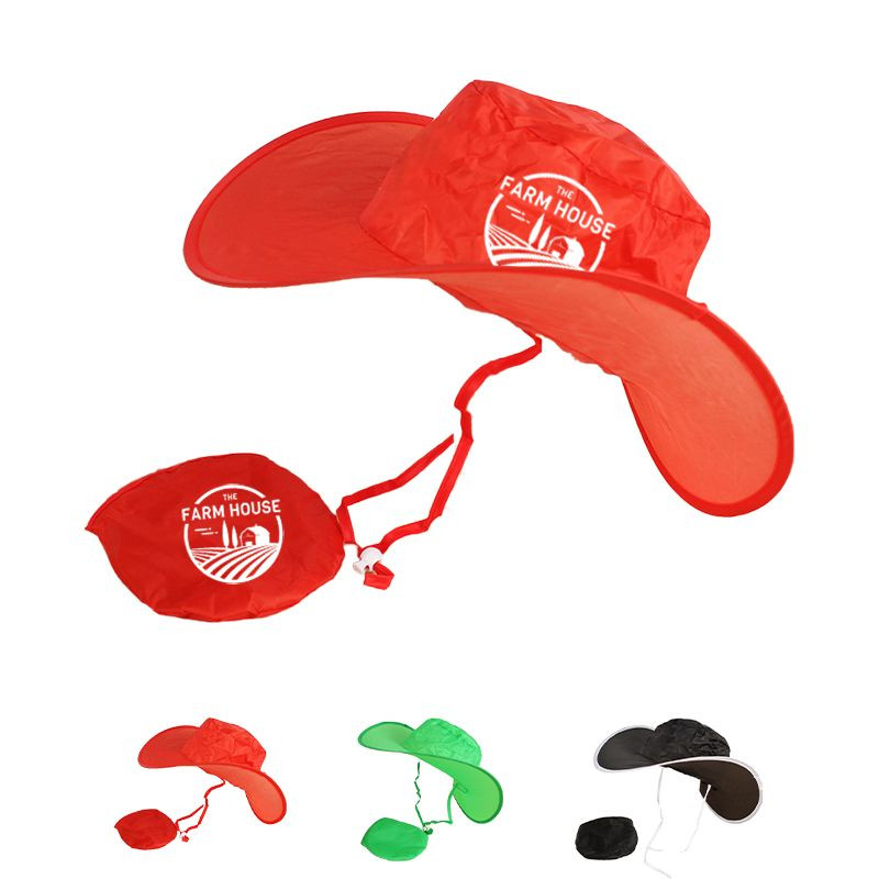Buy Custom Nylon Foldable Cowboy Hat from Suzhou Hengshuo Imp & Exp Co ...