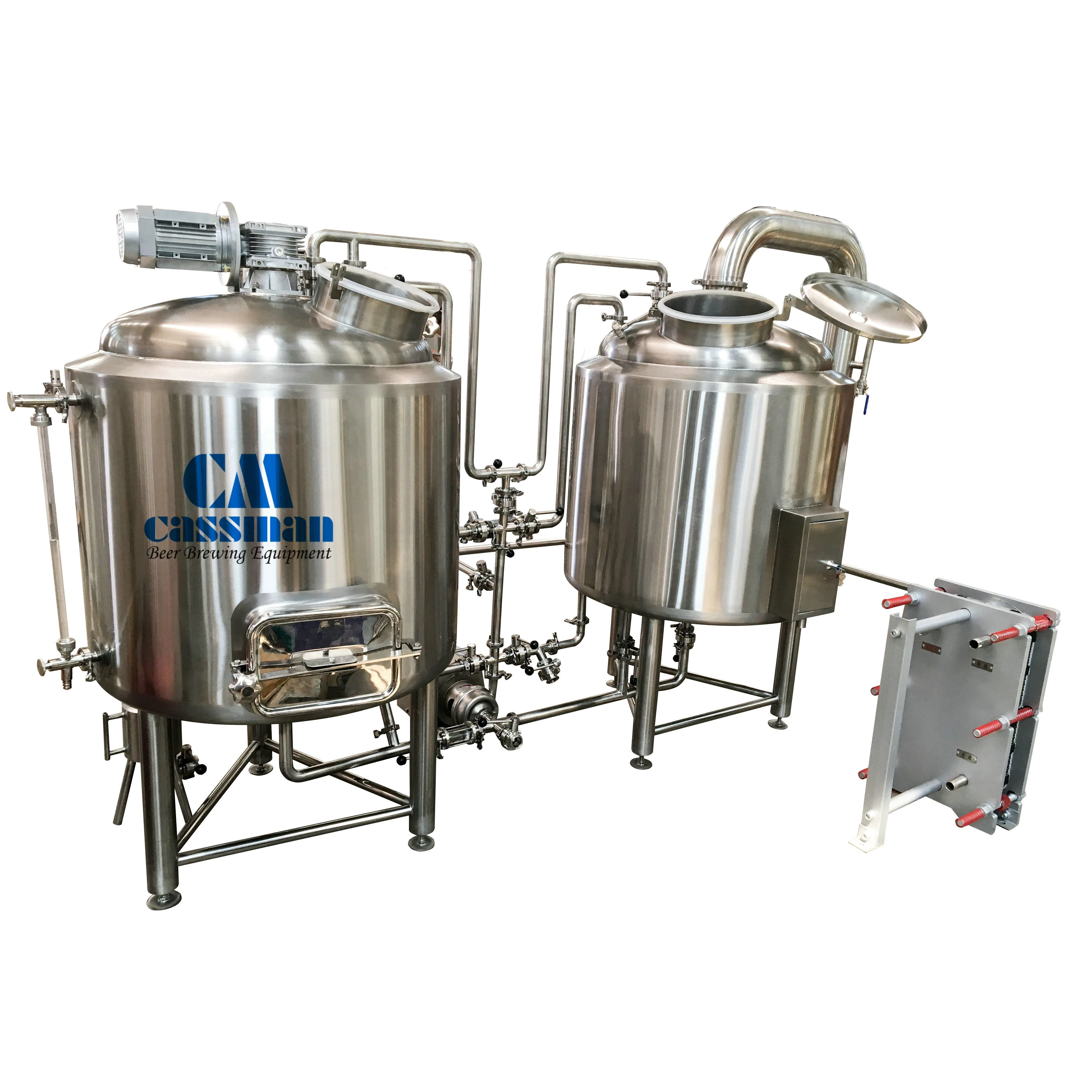 Buy 200l 300l 500l 600l 1000l Micro Brewery Brewing Equipment For Sale from Jinan Cassman ...