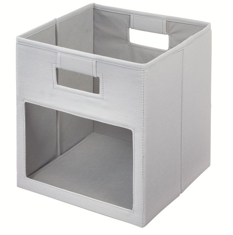 Buy Interdesign Evie View Front Storage Box, Grey from Homesmiths ...
