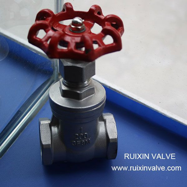 Buy Stainless Steel Threaded Screwed Gate Valve Npt Bsp from Wenzhou ...