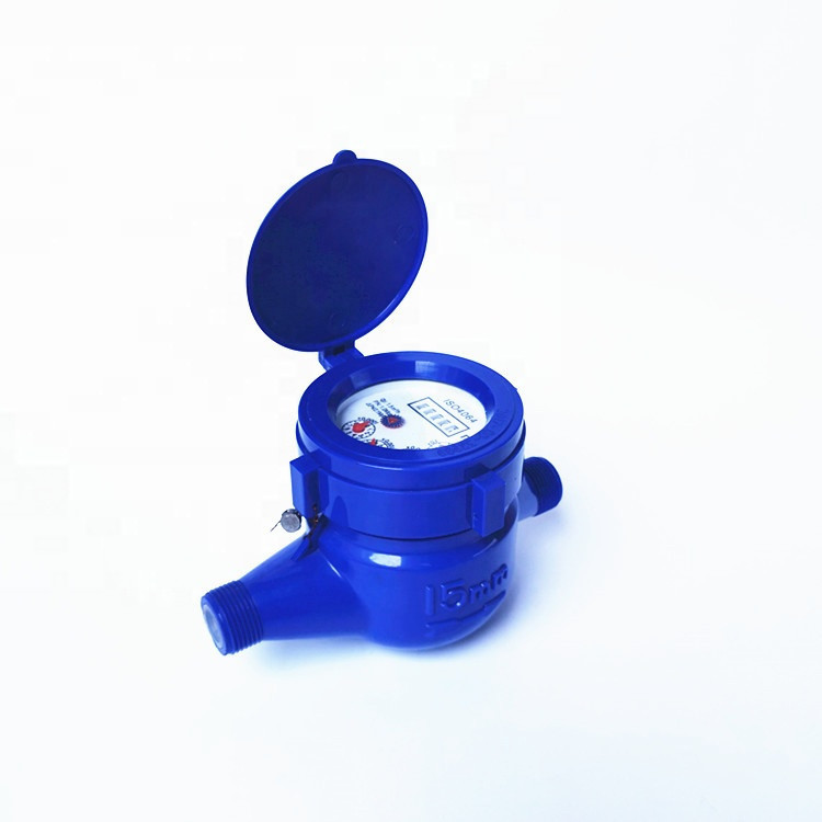 Buy 15mm-25mm Multi-jet Dry Dial Blue Color Plastic Abs Digital Water ...