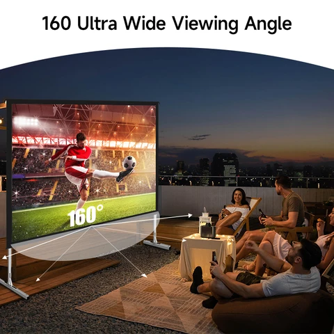 Buy 200 Inch Fast Fold Screen 4k 16:9 Cheap Projector Screen Outdoor ...