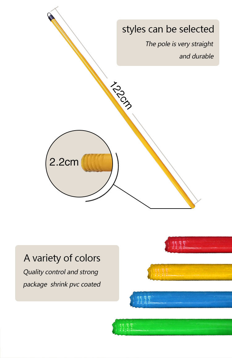 Buy 2021 New Stripe Design Long Wood Sticks Dust Sweeping Customized ...