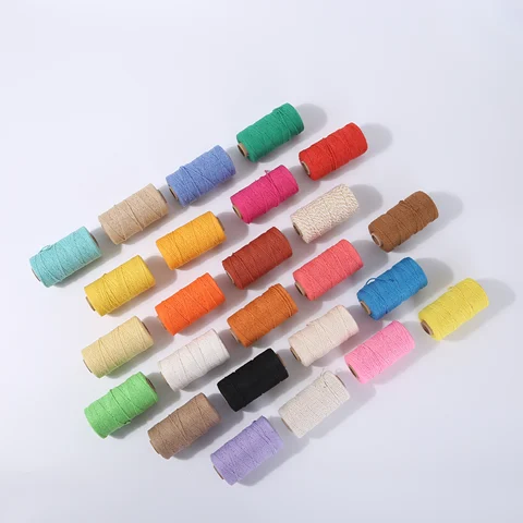 Buy 2024 New Customized Macrame Cord 2mm 3mm 4mm 5mm 6mm 9mm Hilos ...