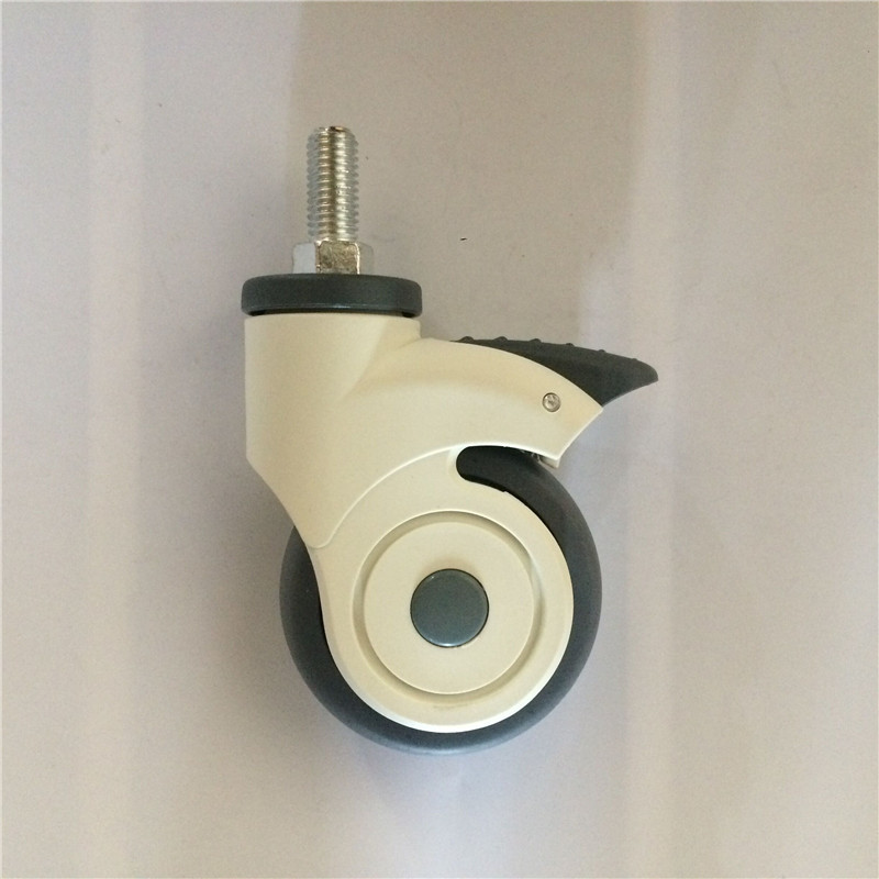 Buy 3 4 Inch Small Plastic Swivel Silent Medication Trolley Caster ...