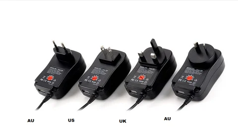 Buy 30w Output 3-12v Adjustable Multi-function Power Adapter For ...