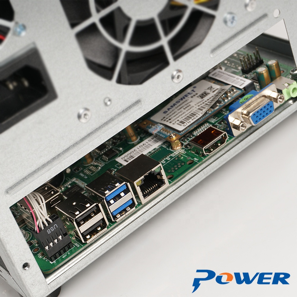 Buy 4 Bays Microatx Mini Itx Nas Server With Motherboard Memory And ...