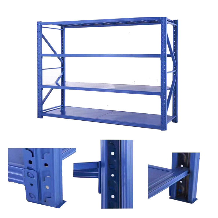 Buy 4 Tier Adjustable Shelf Boltless Multi-level Storage Metal Rack ...