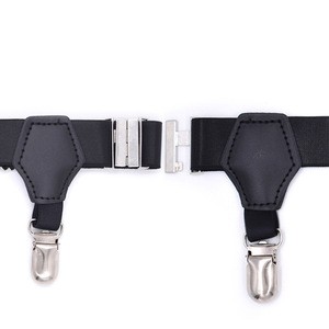 Buy Adjustable Elastic Garter For Men Garter Belt With Non-slip Locking ...