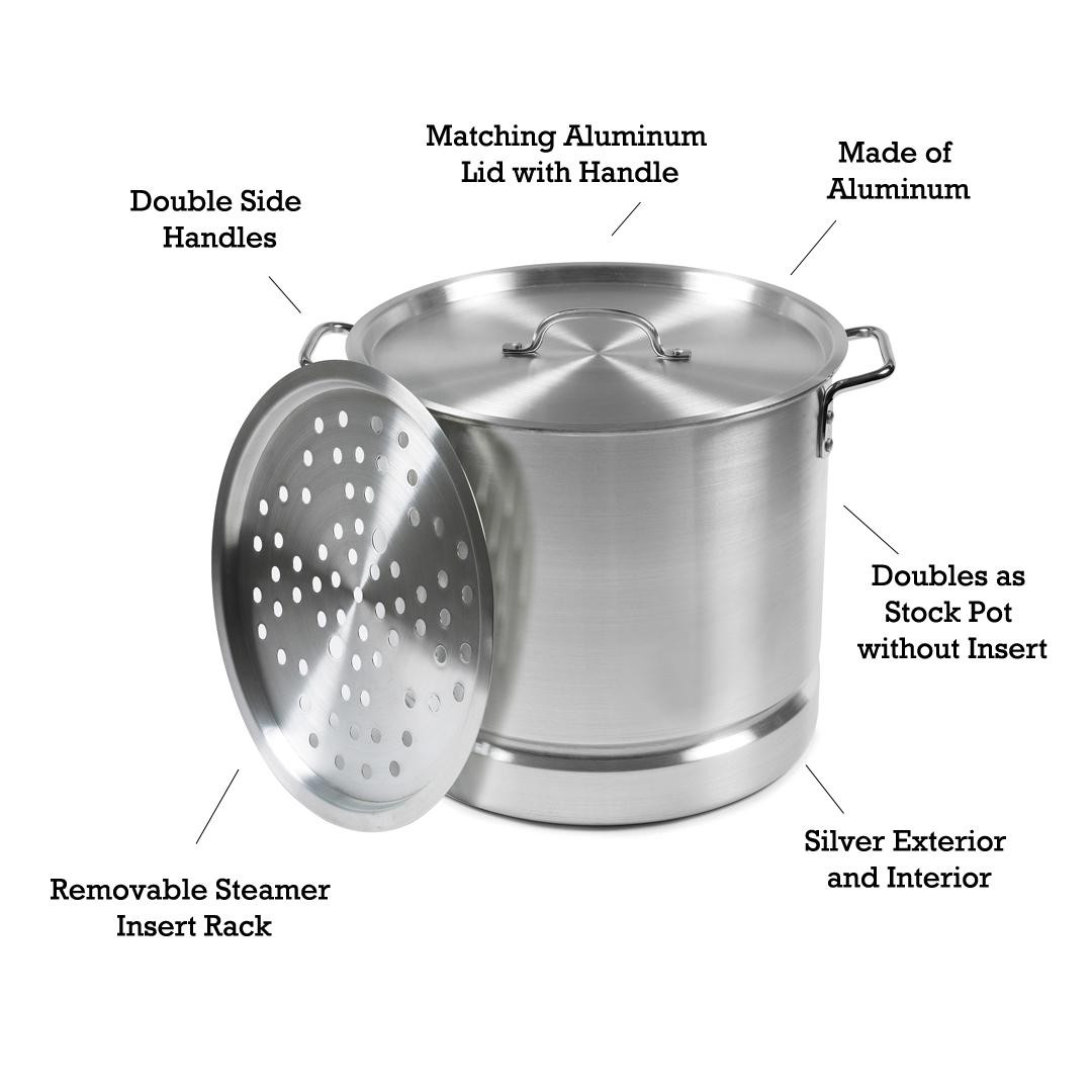 Buy All Kinds Of Size Amazon New Aluminum 12-quart Silver Pot Stock Pot ...