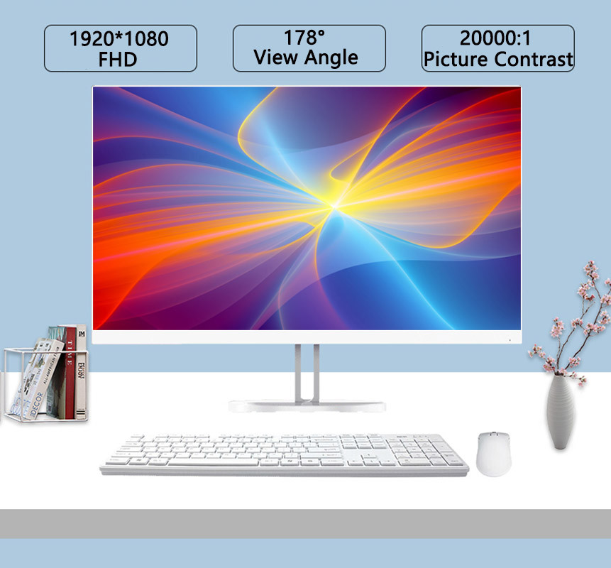 Buy Assembled Personal 23.8 Inch Core I7 Cpu Pc Set Gaming Computer ...