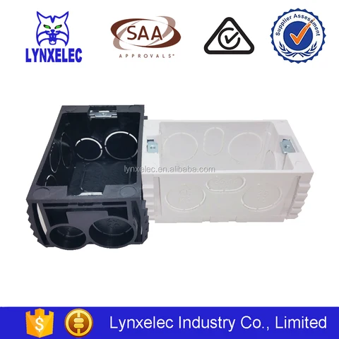 Buy Australia Standard Recessed Plastic Wall Mounting Box Switch Box ...