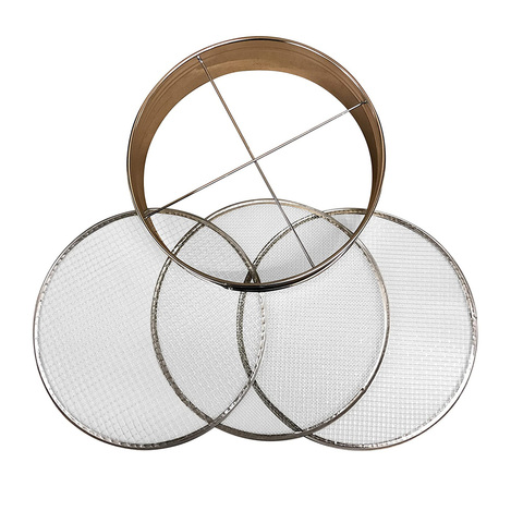 Buy Binz Factory Stainless Steel Test Sieve Stackable Sifting Pan Soil ...