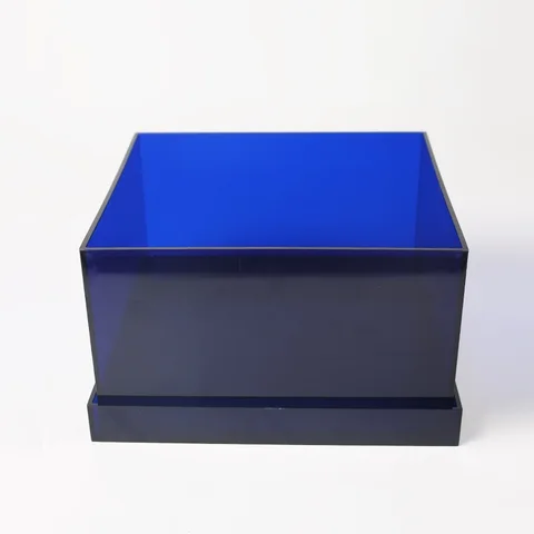 Buy Blue Plastic Clear Jewellery Half Transparent Package Crown Jewelry ...