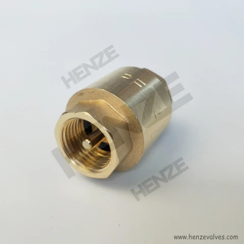Buy Brass Threaded Lift Check Valve Npt Or Bsp from Henze Valves ...