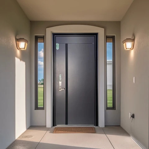 Buy Cat Eye Vision Smart Lock China High Quality Steel Doors from ...