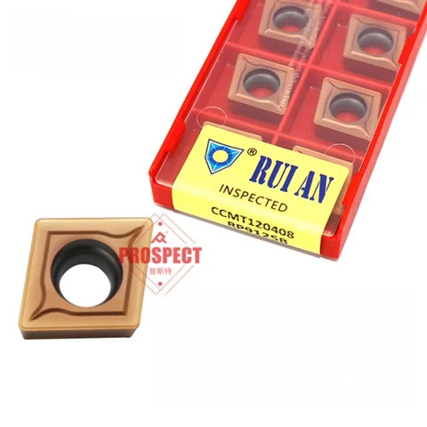 Buy Ccmt Ccmt120404/ccmt120408 Rp9125b Rui An Cnc Cutting Inserts Machine Original Cut Carbide ...