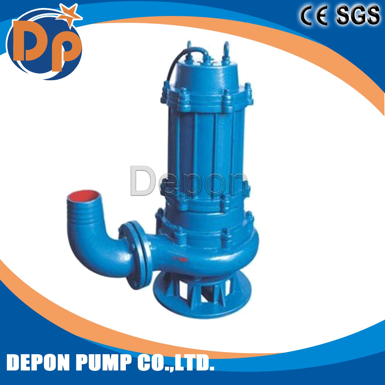 Buy Centrifugal Submersible Pump Electric Motor For Waste Water Sewage ...