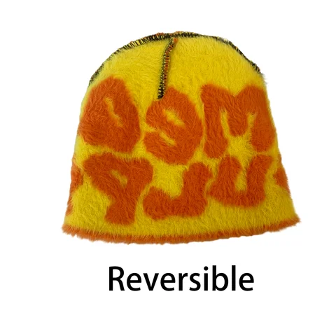 Buy Custom Beanie Hats Colorful Pattern Jacquard Knit Beanie Warm ...