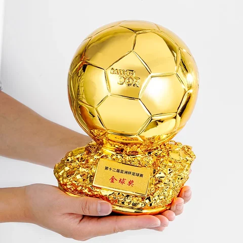 Buy Custom Golden Ball Boot Resin Award Model Football Trophies ...