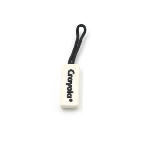 Buy Custom Injection Logo Silicone Zip Pull Rubber Soft Zipper Puller ...