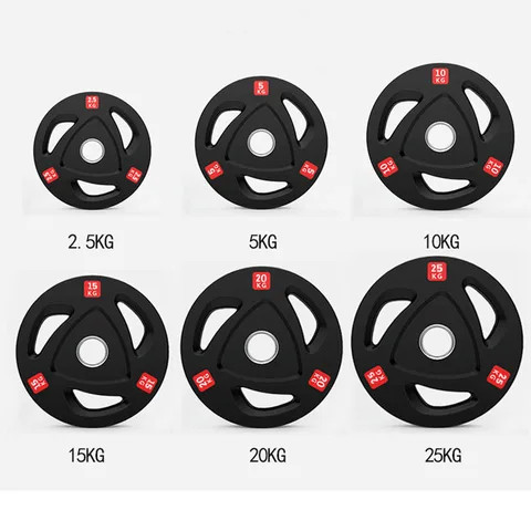 Buy Custom Logo High Strength Barbell Plate Home Rubber Cast Iron Gym ...