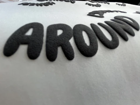 Buy Custom Puff Print Heat Transfer Printing Iron On 3d Puff Print Heat ...