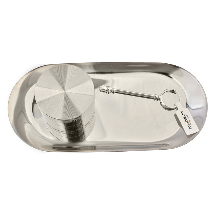 Buy Custom Rainbow Grinders Smoking Rolling Weed Tray Sets Metal With ...