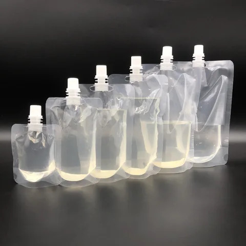 Buy Custom Stock Packaging Clear Plastic Stand Up Water Liquid ...