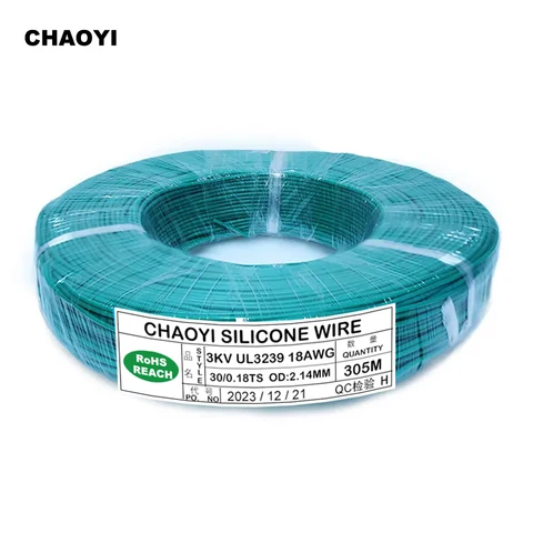 Buy Customize High Temperature 18awg 3kv Awm 3239 Silicone Flexible ...