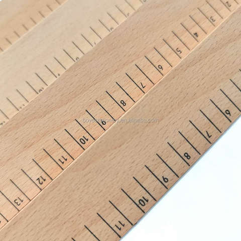 Buy Engineering Measuring Tool Three-edged Ruler Wood Angle-line ...