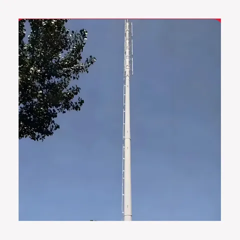 Buy Galvanized Steel Telecom Digital Self-supporting Tower Triangular ...