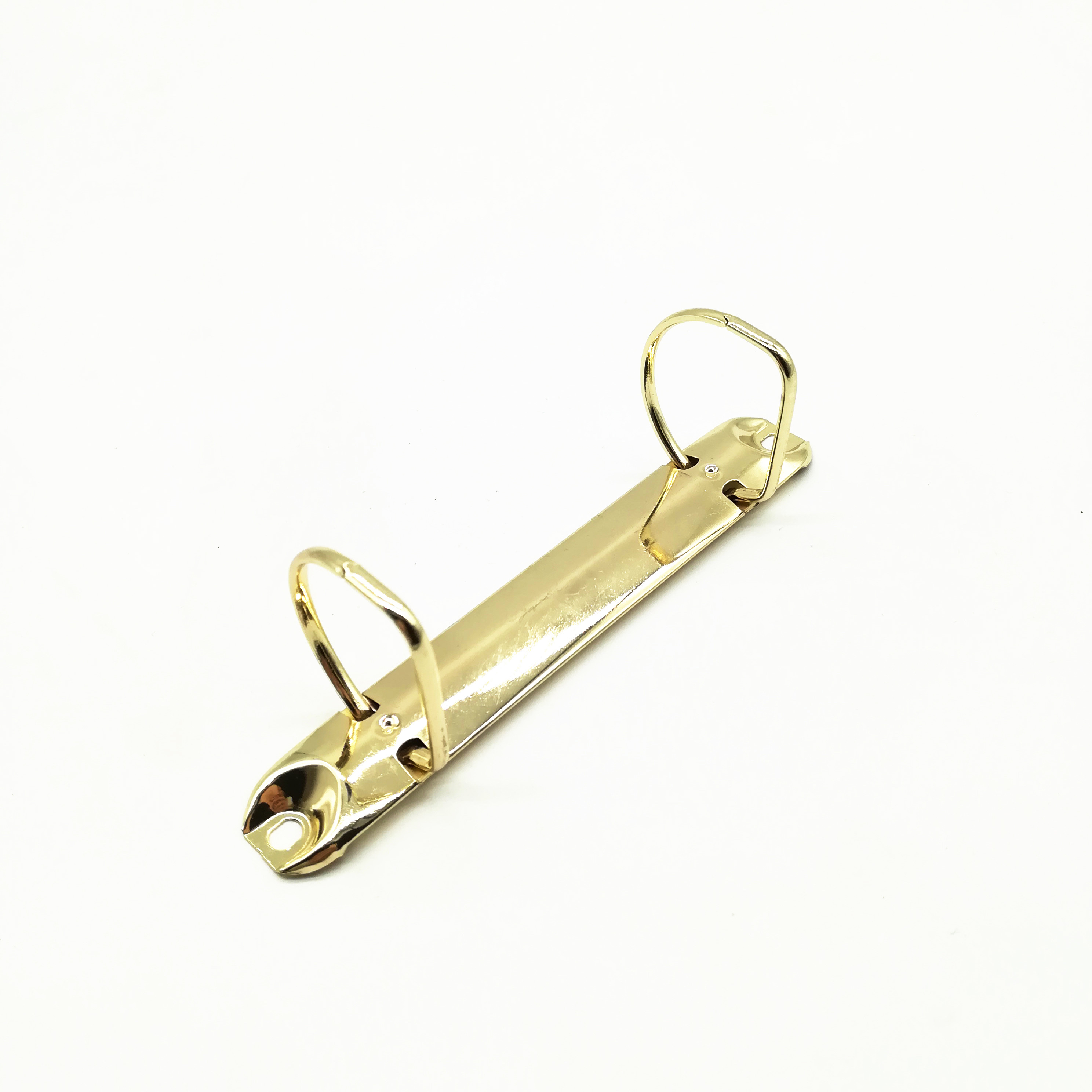Buy Good Price Metal Mechanism Folder Clips Golden 2 D Ring Binder File ...