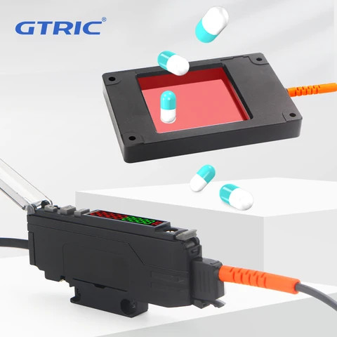 Buy Gtric Falling Object Detection Counter Sensor Window Fiber Optical ...