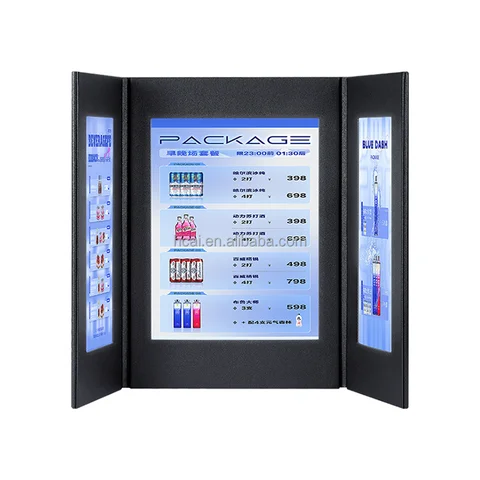 Buy High-definition Led Lighting Menu Book 3 Panel 3 Light View Led ...