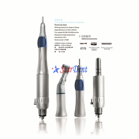 Buy Latch Type Dental Low Speed Handpiece Set/dental Chair Spare Part ...